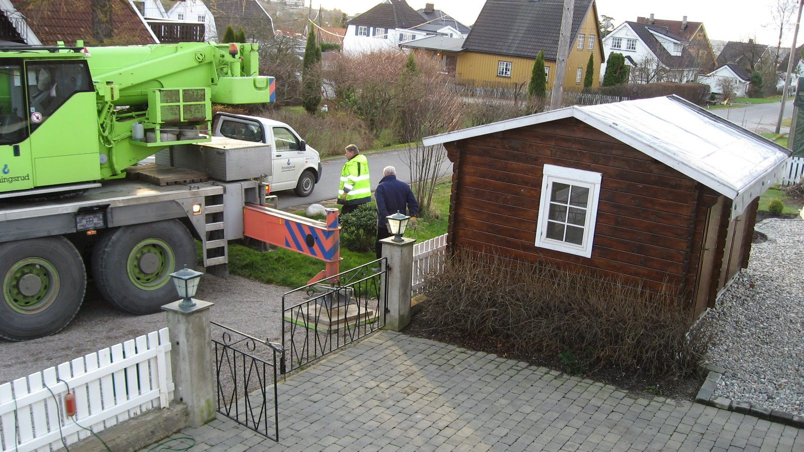 Flytting av redskapsbod - Furulunden